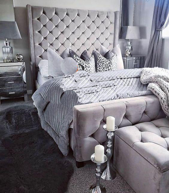 Sofia Wingback Bed frame Part of Luxury Range – Yorkshire Fantasy Beds