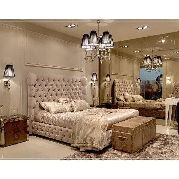 Ariel Full Chesterfield Wingback Bed Frame – Yorkshire Fantasy Beds